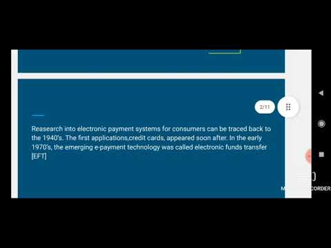 Types of E payment