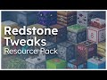 Redstone Tweaks Minecraft Texture Pack