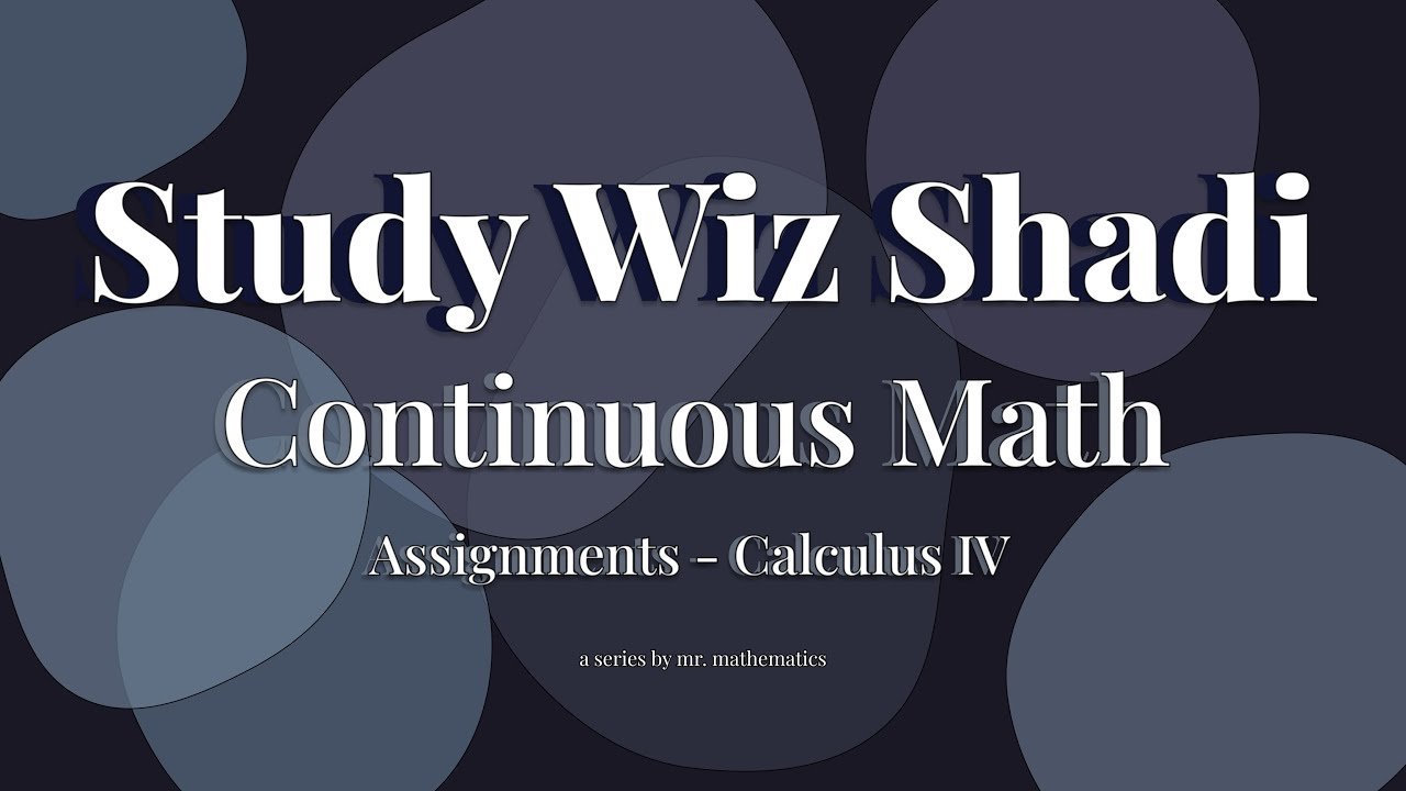 Assignment 3 - Math 2ZZ3 - McMaster University