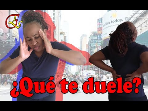 How to talk about which part of your body hurts in Spanish.