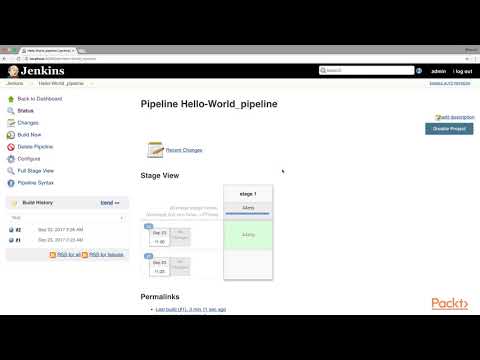 Learn Effective Jenkins Continuous Delivery with Jenkins Pipeline My First Pipeline | packtpub ...