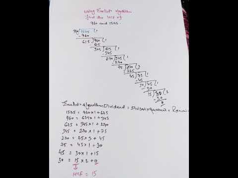 Unveiling Euclid's Algorithm: Master HCF of 2 Numbers