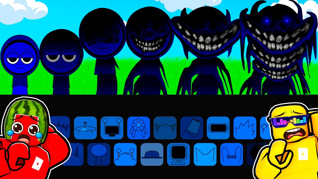 EVERY Sprunki is BLUE ?!?!