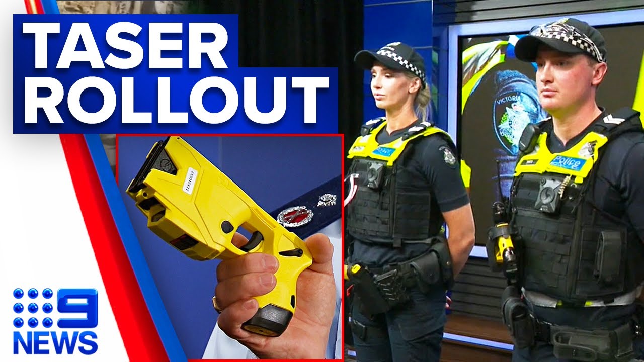 All Victorian police officers and PSOs to be armed with tasers | 9 News Australia