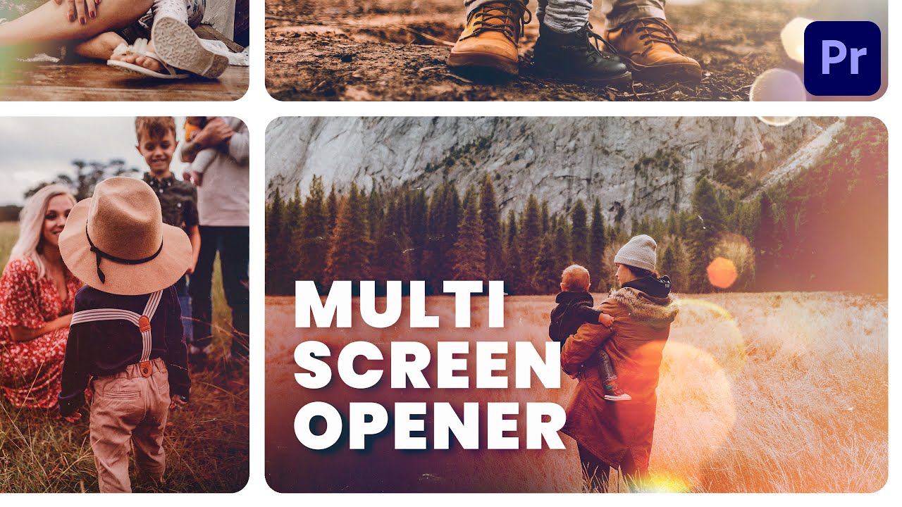 Multi Screen Opener | Premiere Pro Template | Tutorial