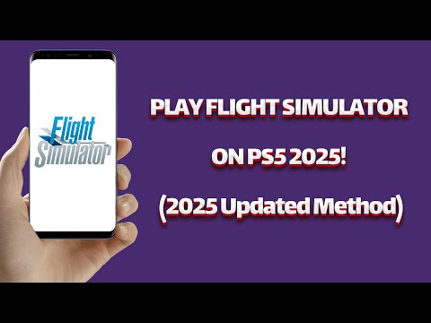 PLAY FLIGHT SIMULATOR ON PS5 2025! 2025 Updated Method