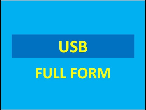 USB || usb full form || full form of usb || usb stands for