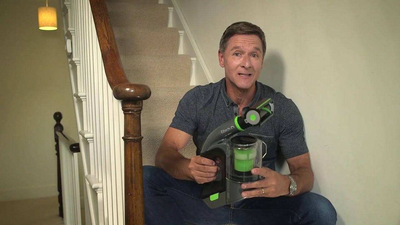 Gtech Multi and Multi K9 MK2 ATF006 and ATF011 Attachments, Emptying the bin and charging | GTECHMPF