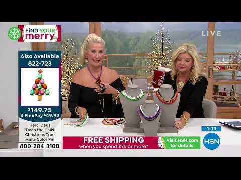 Heidi Daus "Elegant Essentials" Gem, Leather and Cord 3p...