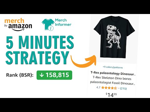 Now I'm Only Using This Merch Informer Strategy | Amazon Merch Step by Step Niche Research
