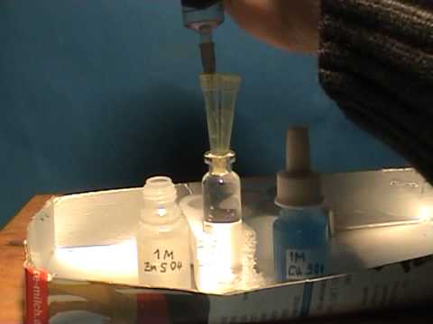 Zink/Kupfer-Galvanische Zelle microscale + zinc copper galvanic cell microscale