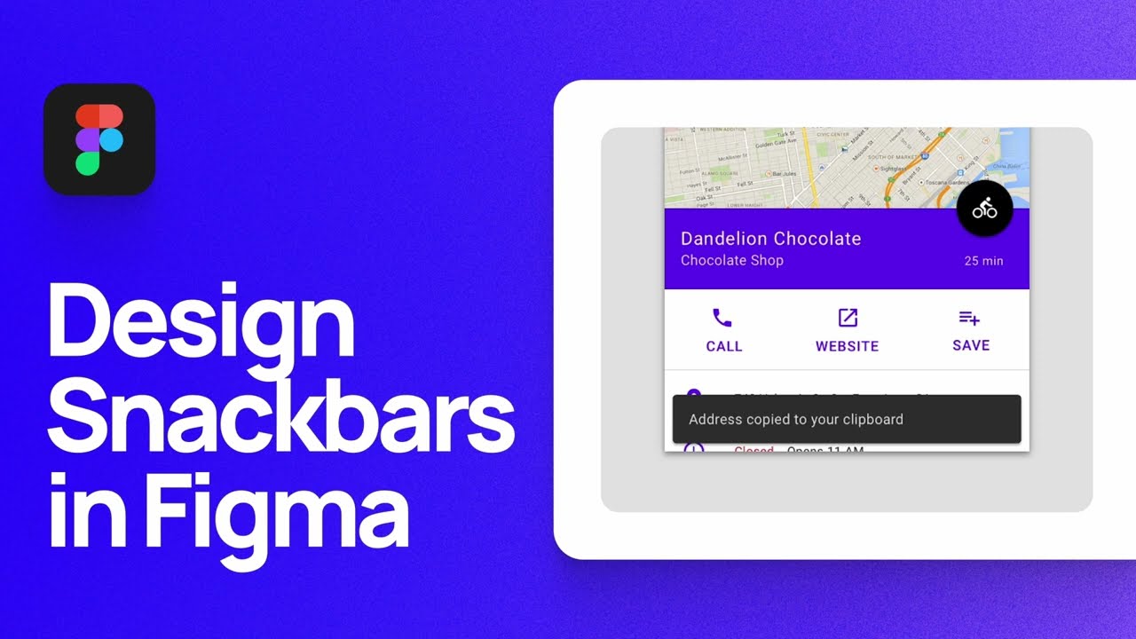 How to Design Snackbar Components in Figma | Material Design Snackbar Component Tutorial