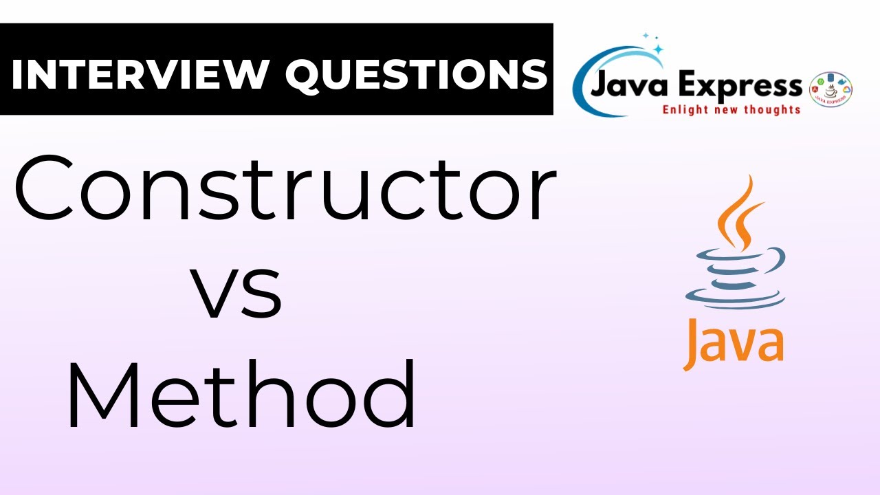 Shocking Differences Between Constructors and Methods in Java!