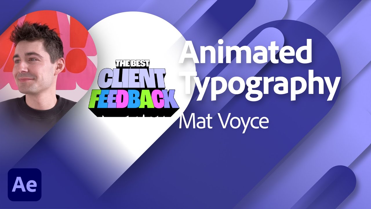 Animated Typography in After Effects with Mat Voyce | Adobe Live