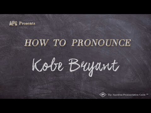 How to Pronounce Kobe Bryant (Real Life Examples!)