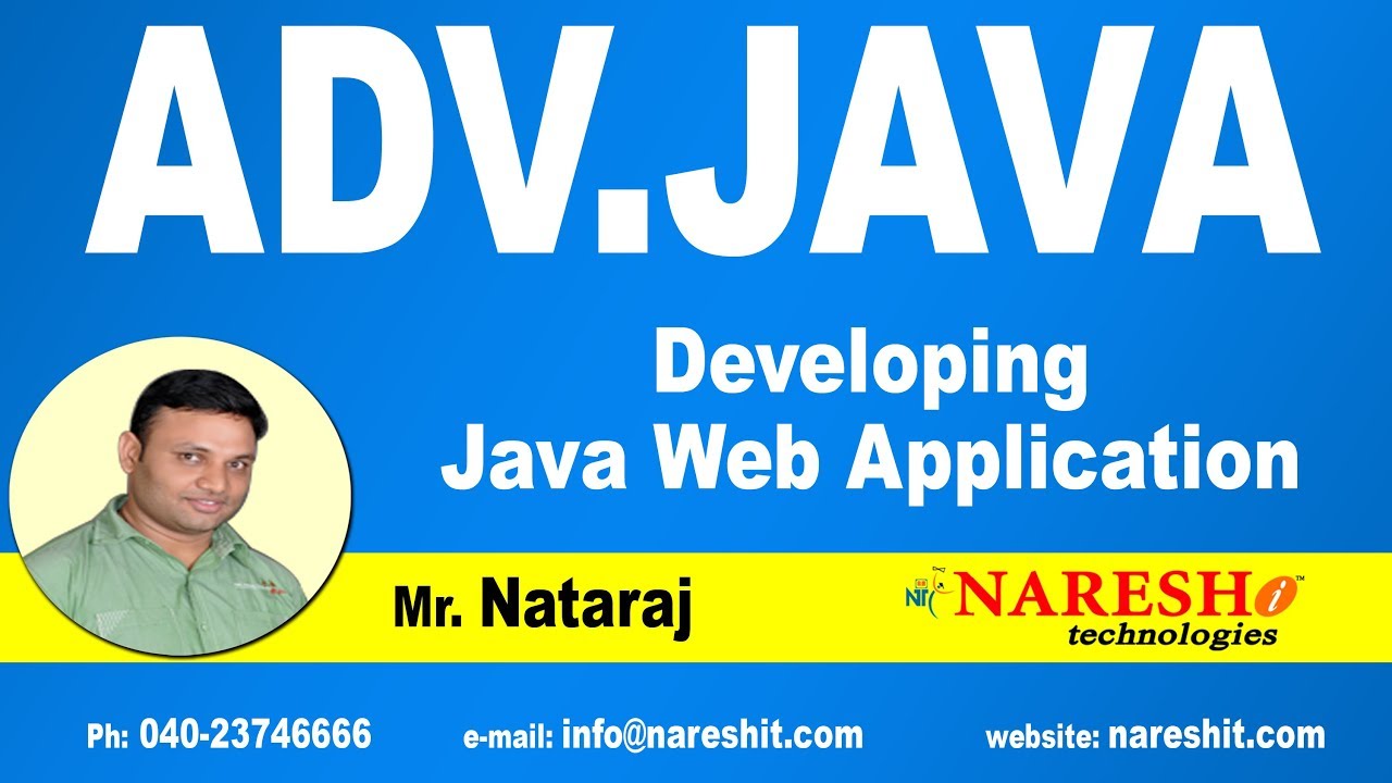 Developing Java Web Application Part 1 | Advanced Java Tutorial | Mr. Nataraj