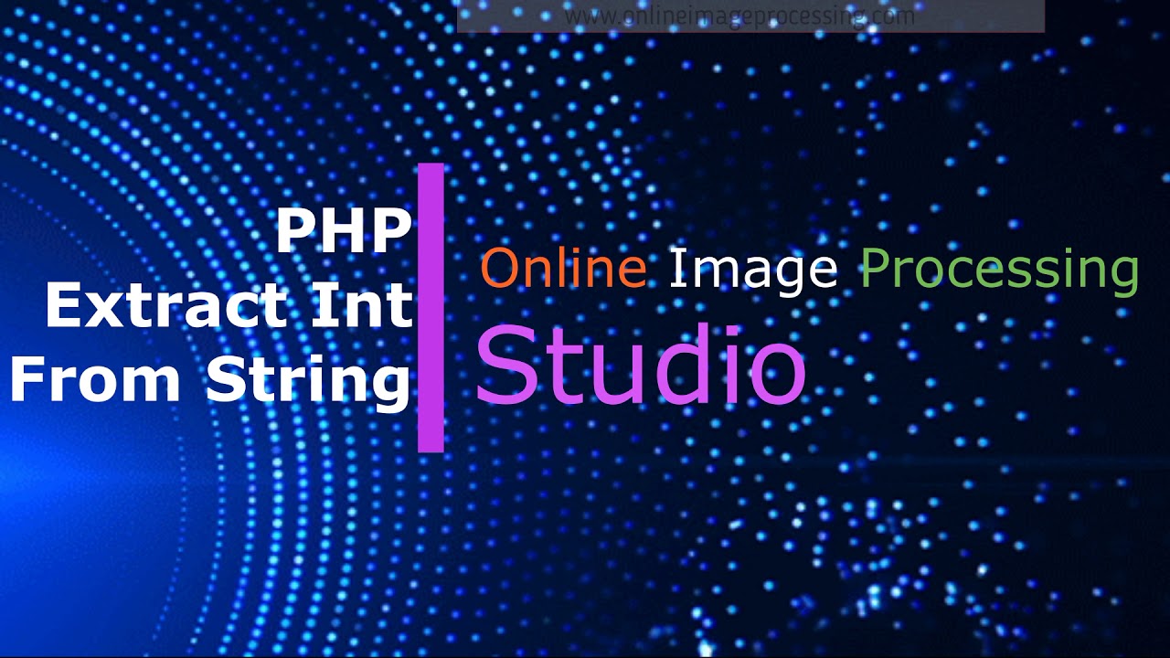 how to extract only integer form string using php