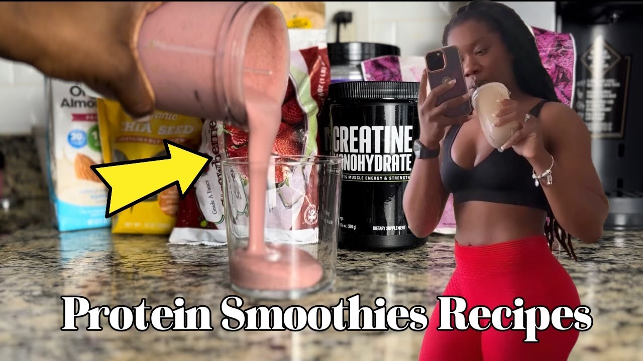 Protein Smoothie Recipes | Pre & Post Workout | Fitness
