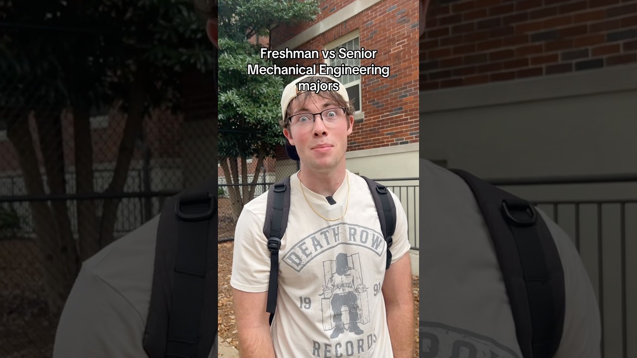 Freshman vs Senior Mechanical Engineering Majors