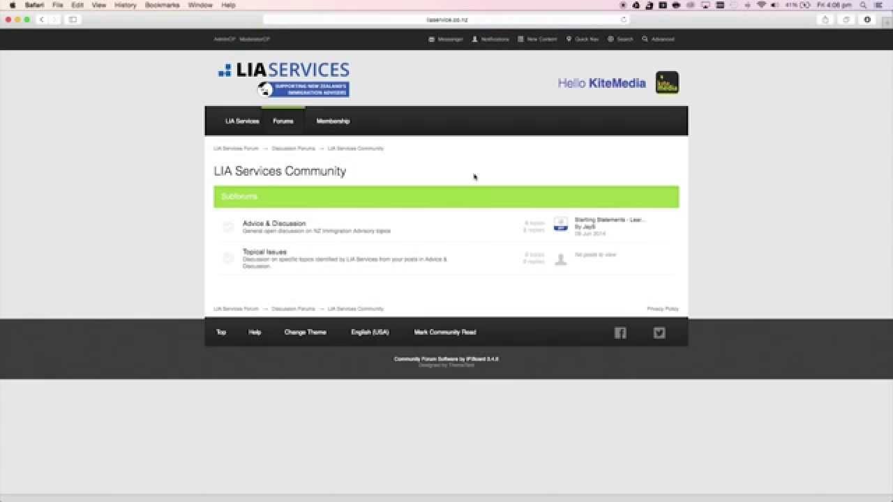 LIA Services: Getting Started