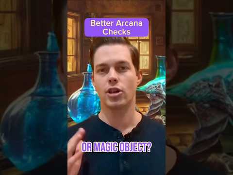 Better Arcana Checks #dnd #dnd5e #dungeonsanddragons #dndcharacter #roleplayinggame #tabletopgaming