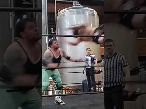 Springboard Cutter from Outta Nowhere from Brandon St James! #enjoy #wrestling #shorts #pittsburgh