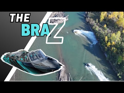 Supercharged Atom mini jet boat