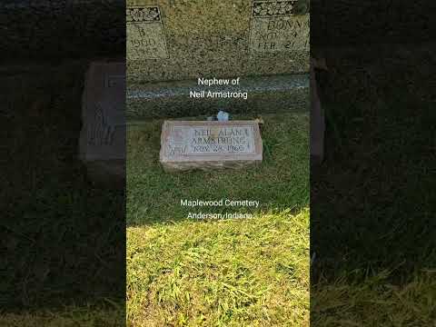 Nephew of Astronaut Neil Armstrong buried in Indiana #shorts