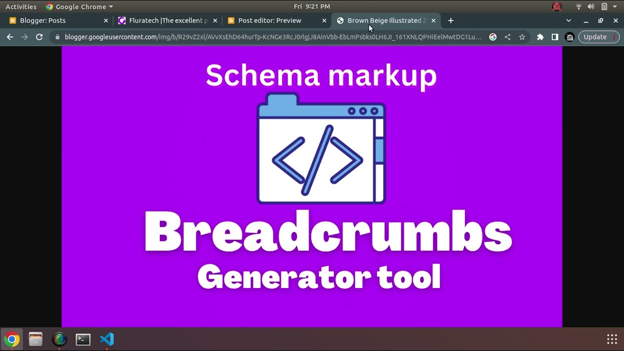 Schema breadcrumb generator tool source code | HTML CSS and JS