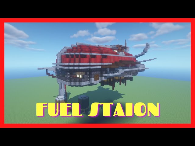 Steampunk Refuel Station + Fuel Carrier Minecraft Map