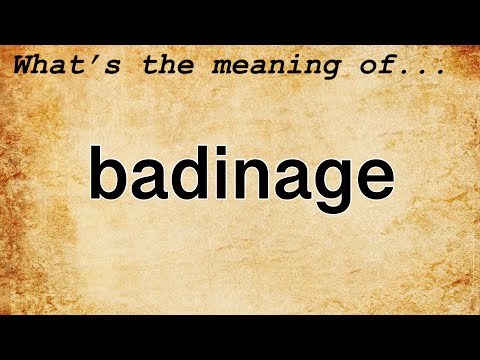 Badinage Meaning : Definition of Badinage