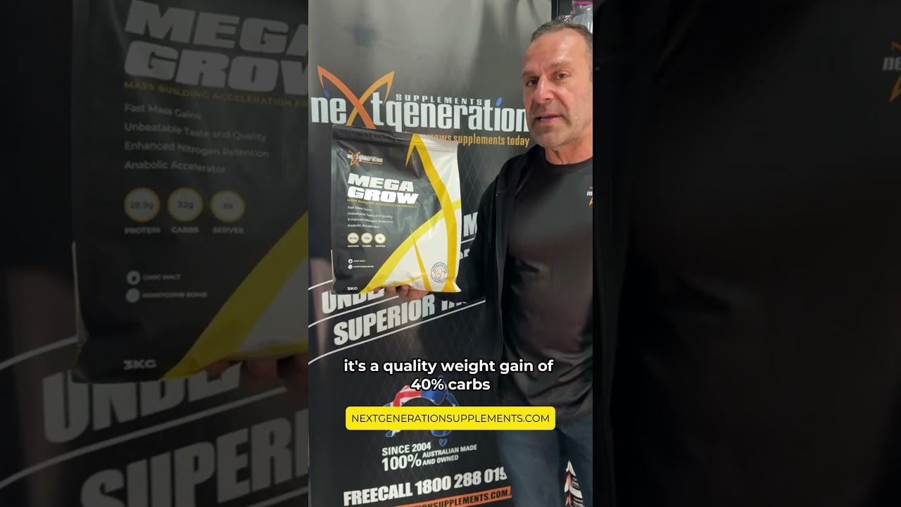 Mega-Grow Mass Gainer Protein Powder - 25% Off