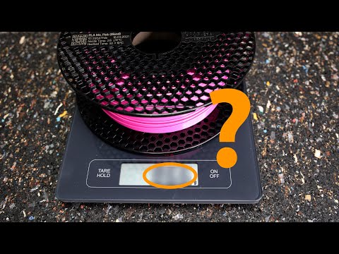 How much filament is left on a PRUSAMENT spool?