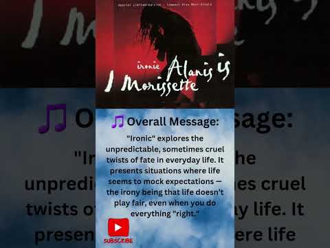 Ironic by Alanis Morissette song message #shorts