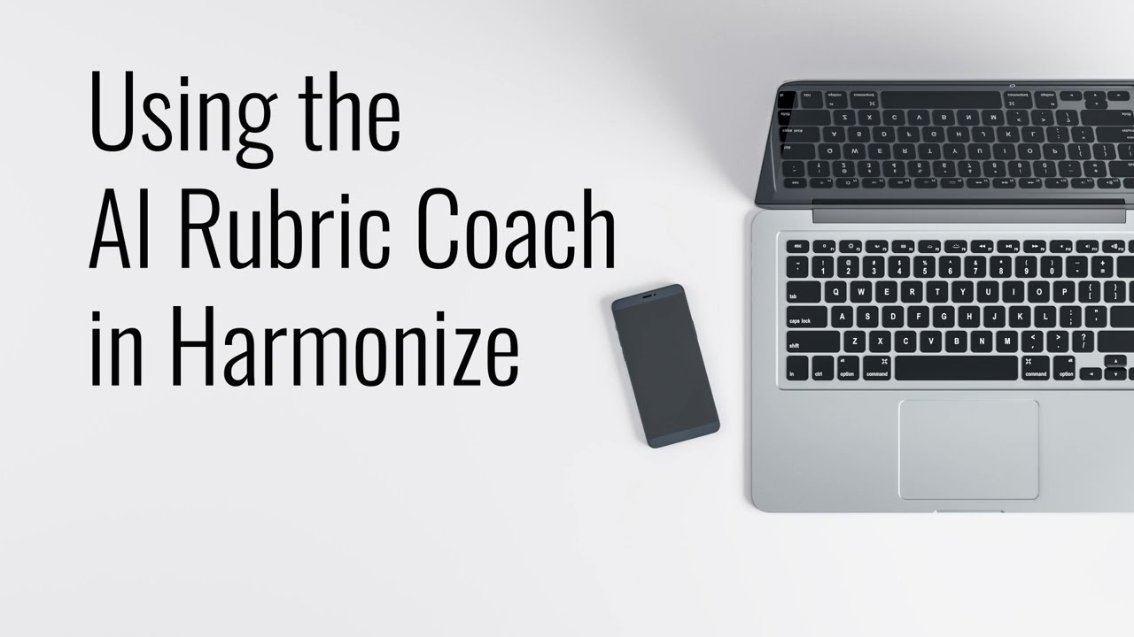 Using the AI Rubric Coach in Harmonize