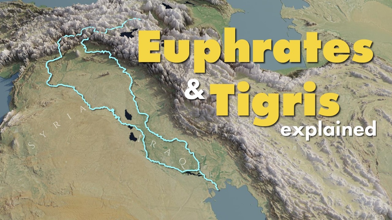 The Euphrates and Tigris River explained in under 3 minutes