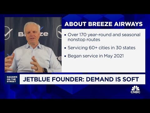 Breeze Airways CEO David Neeleman: Tariffs, airline safety concerns could be weighing on demand