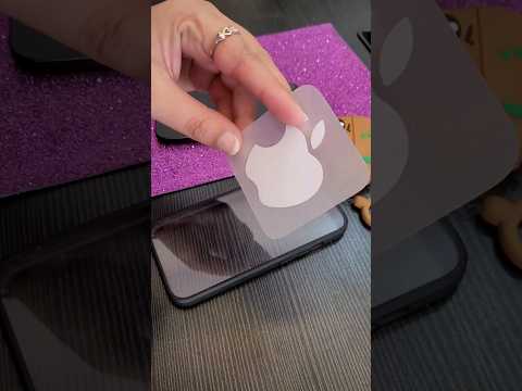 what to do with your #apple #sticker 😃 plz subscribe my channel 🫠#lifehacks#phonecase #iphone15
