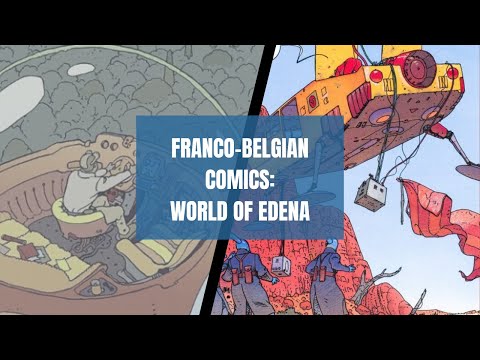 Franco-Belgian Comics: "The World of Edena" by Moebius (Gorgeous, Strange, Provocative)