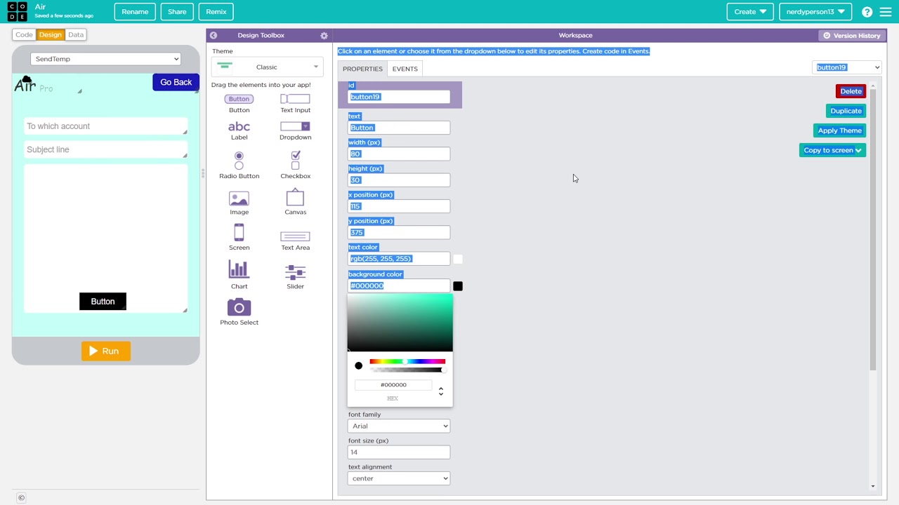 Code.org App Lab Tutorial #6 - Review