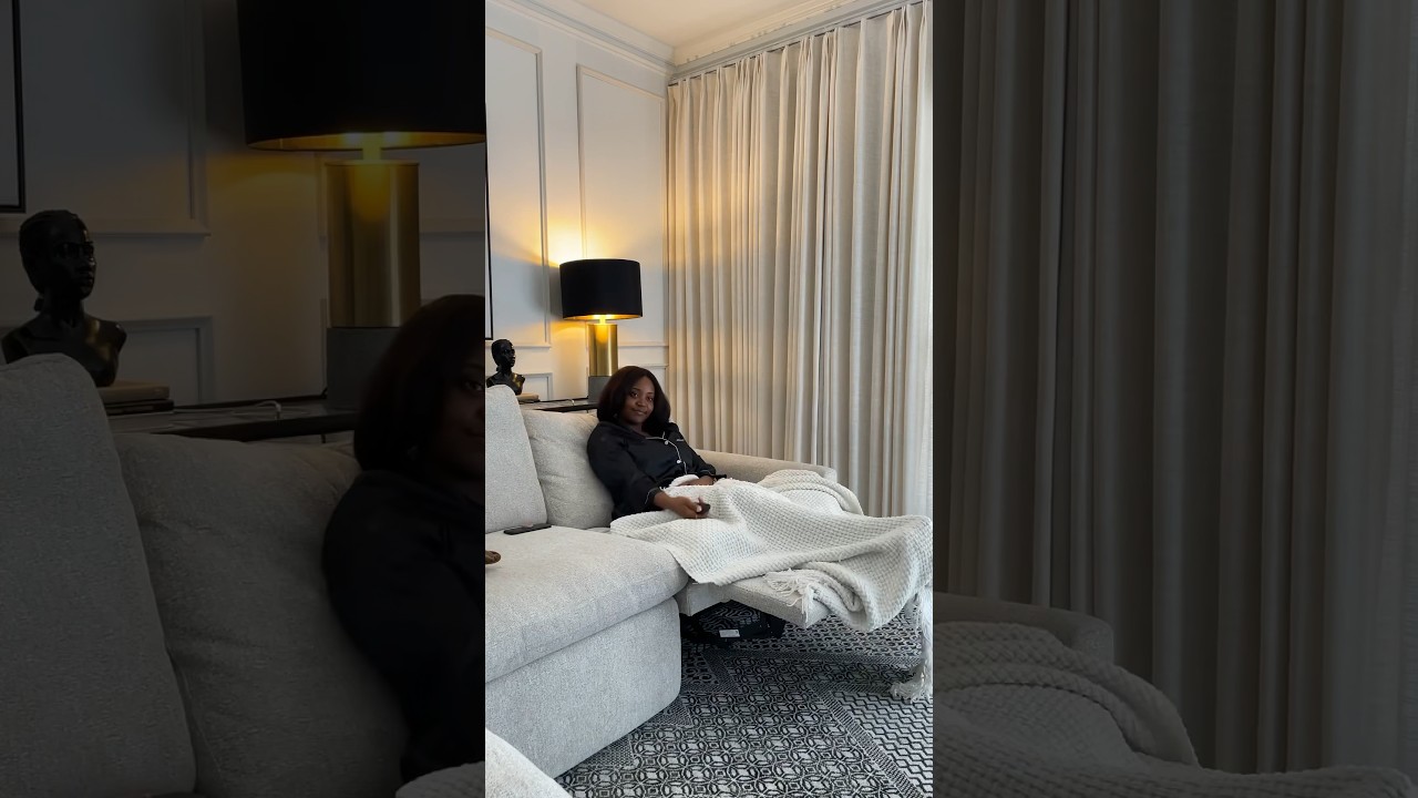 Recliners don’t have to be ugly 😌 #reclinersofa #livingroomsofa