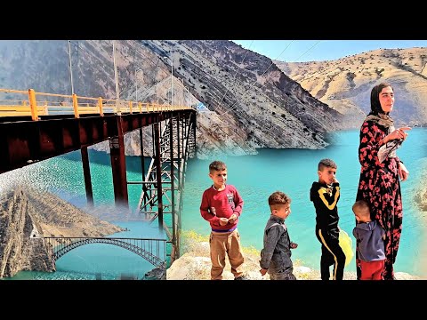 Family picnic by the Karun-4 Lake 🌊 | Shalu Bridge and breathtaking views 🌉🌄👨👩👧👦