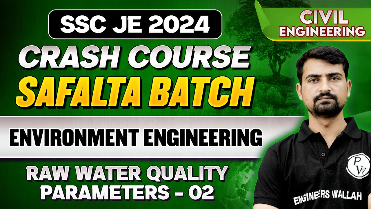 Understanding Raw Water Quality Parameters in Environmental Engineering ... Understanding Raw Water Quality Parameters in Environmental Engineering ...