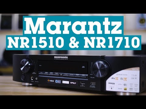 Marantz NR1510 & NR1710 slimline home theater receivers | Crutchfield