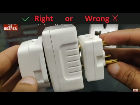 Power to light converter, 16 amp plug to 6 amp plug converter