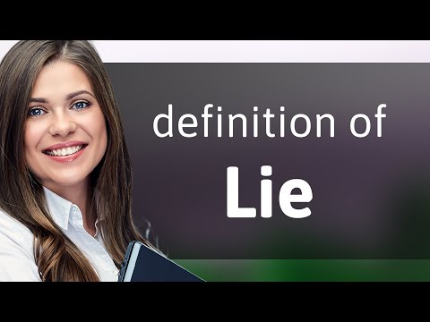 Lie — definition of LIE