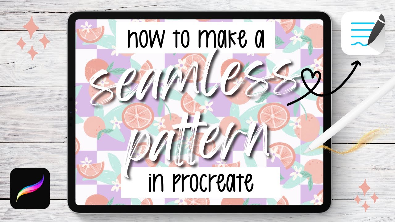 How to Make Seamless Patterns | January Edition | Procreate Tutorial