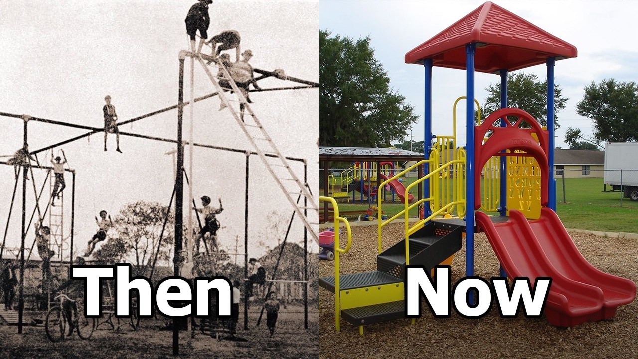 Early Playgrounds Were Terrifying
