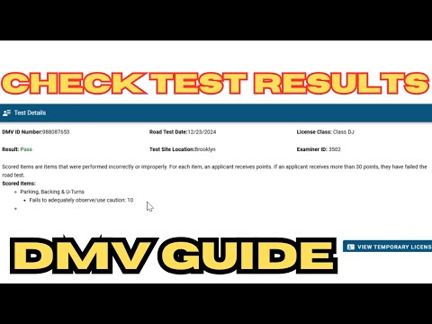 How to Check Your DMV Driving Test Results | Complete Guide