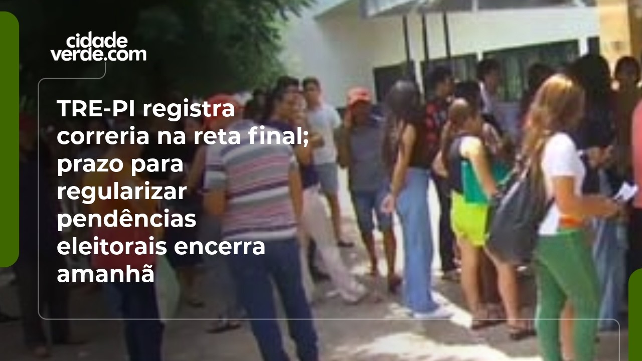 TRE-PI registra correria na reta final; prazo para regularizar ...